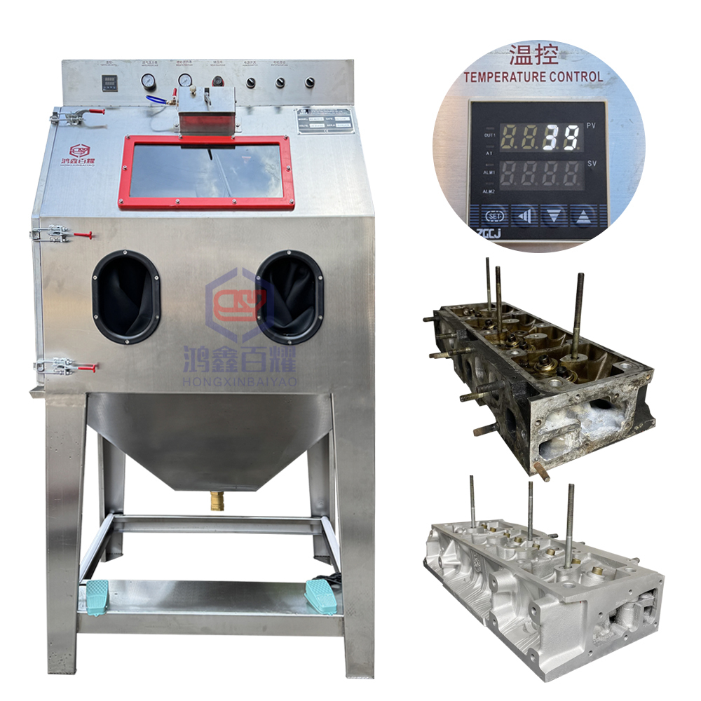 Wet Blasting Cabinet Sandblasting Machine with Water Heating System for ...